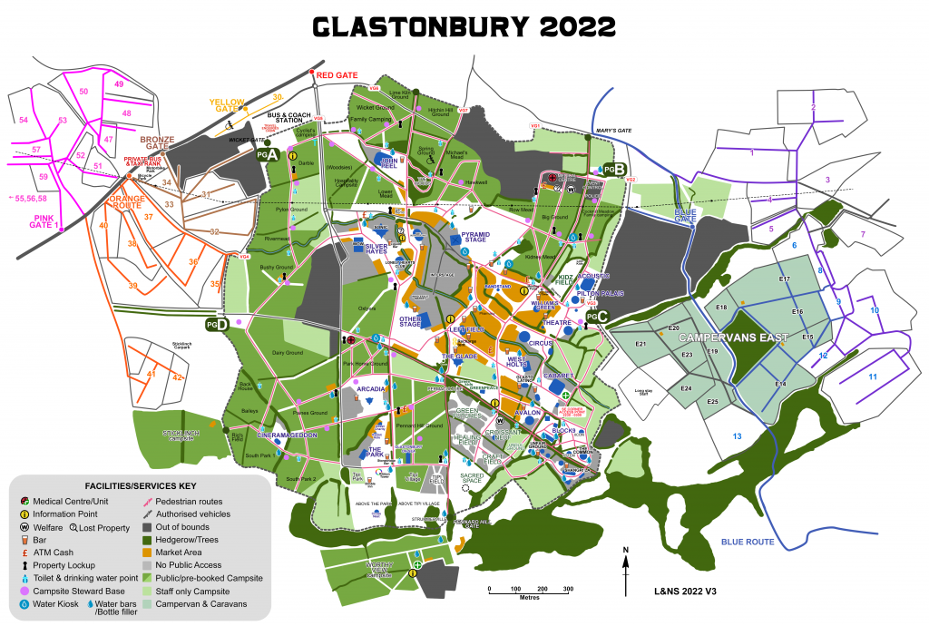 Glastonbury Festival Map Find Your Way Around Glasto Glastonbury Festival Map Find Your Way Around Glasto